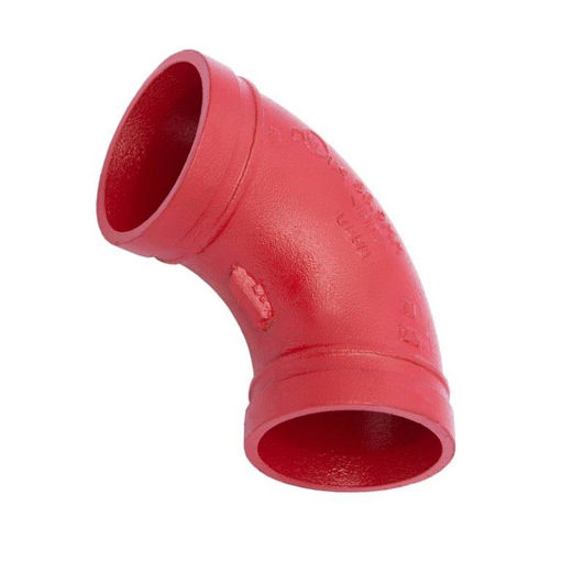 ELBOW DUCTILE IRON ASTM A536 PAINTED 150 90 DEGREE 165MM CF